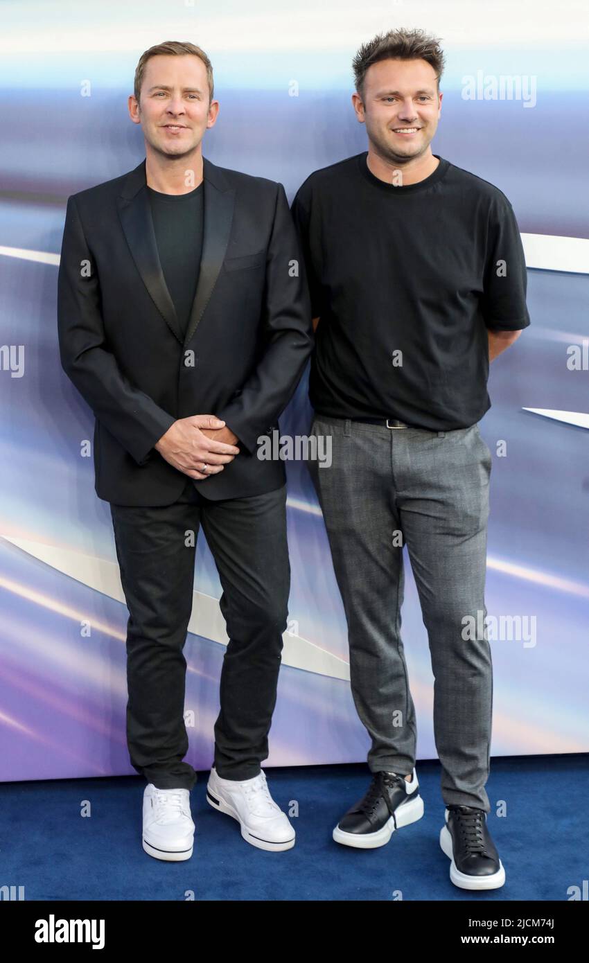 Photo Must Be Credited ©Alpha Press 085001 13/06/2022 Scott Mills and Sam Vaughan at the ...