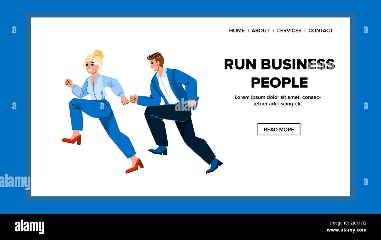 run business people vector Stock Vector Image & Art - Alamy
