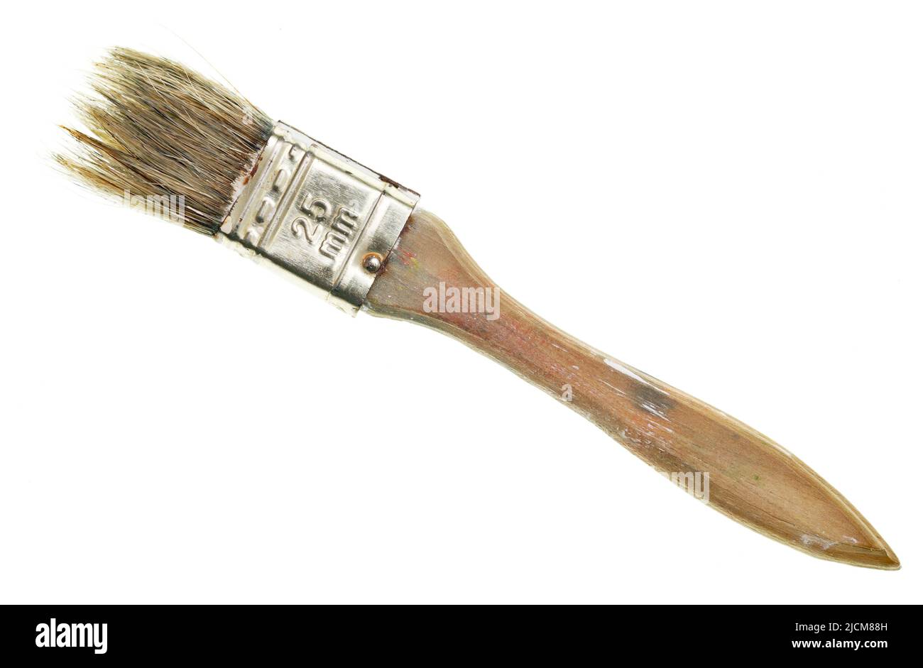 Old brush isolated on white background Stock Photo - Alamy