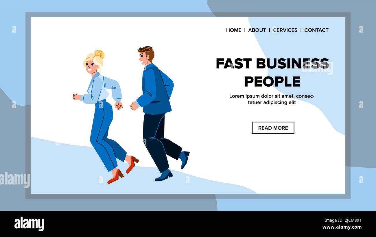 fast business people vector Stock Vector Image & Art - Alamy