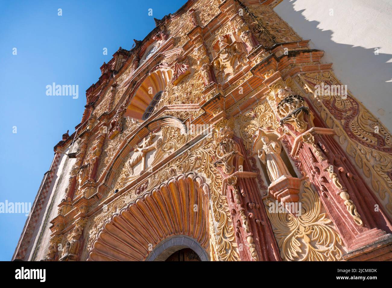 An ancient church in Jalpan de Serra, Queretaro. Mexico. Colonial ...