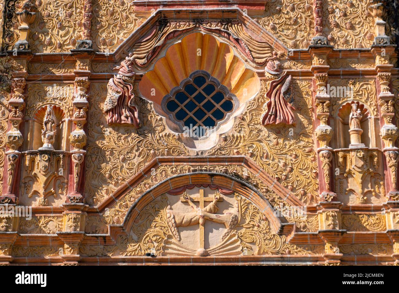 An ancient church in Jalpan de Serra, Queretaro. Mexico. Colonial ...