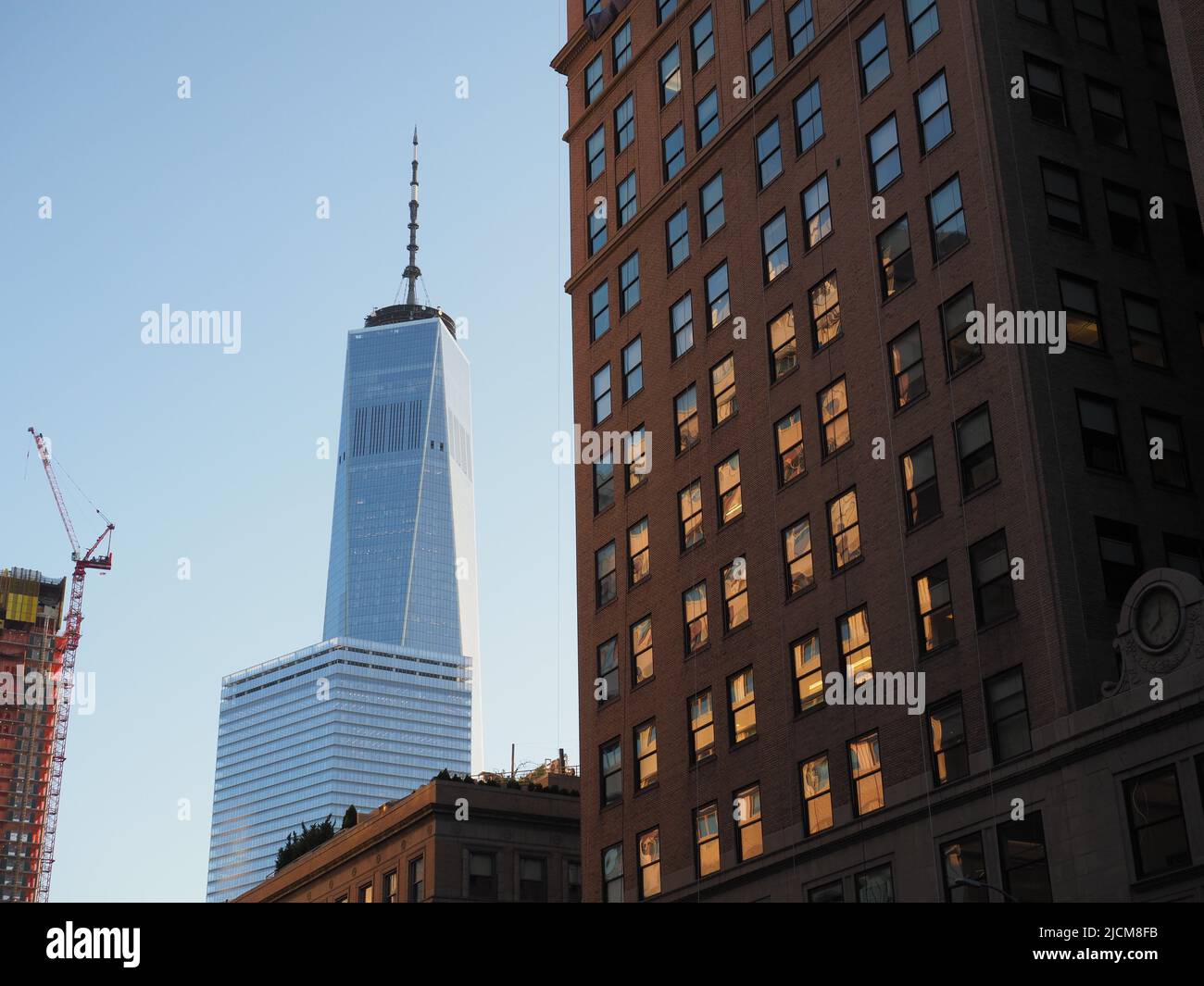 One World Trade Center and Merchants Square Building Stock Photo - Alamy