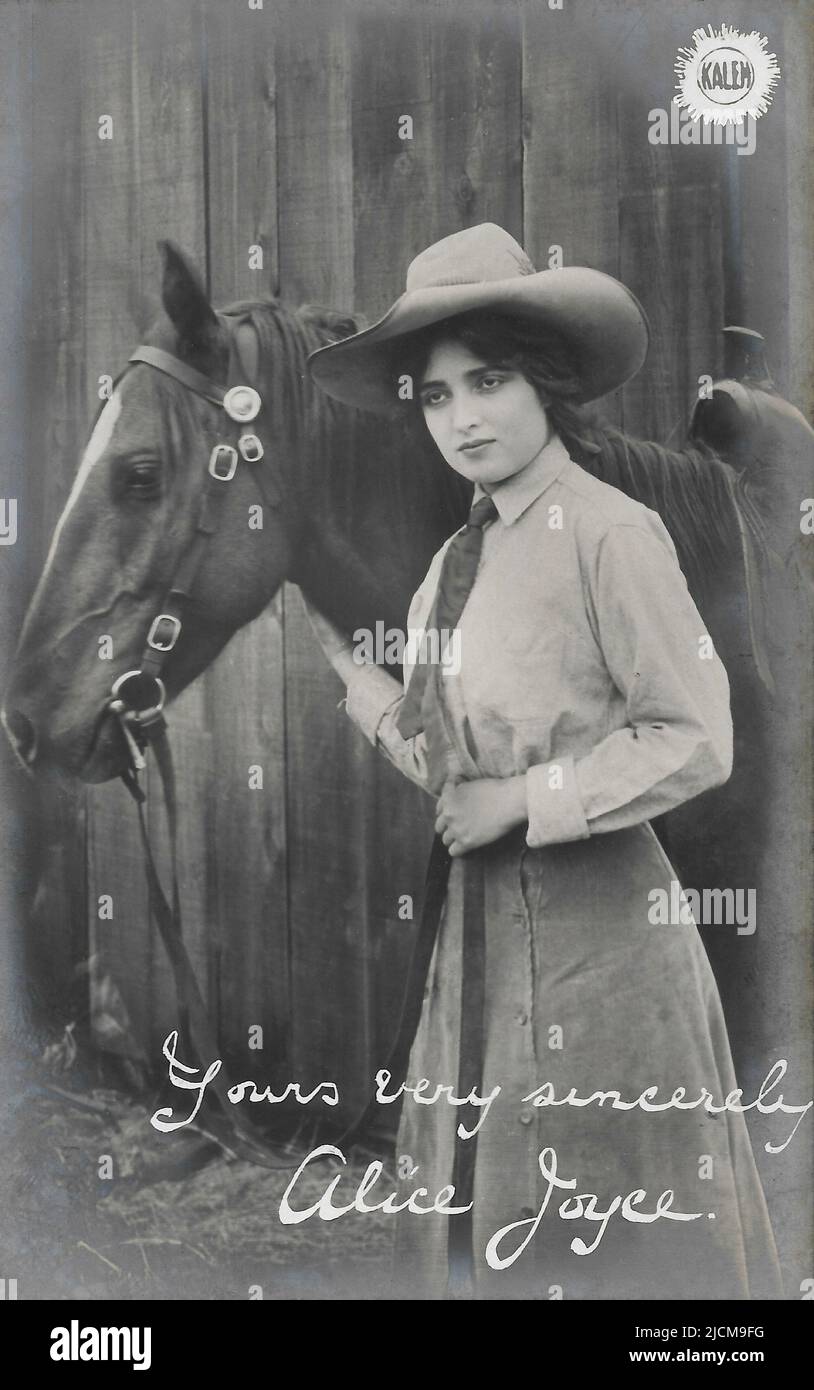 Portrait of Alice Joyce 003 - Silent Hollywood era Stock Photo - Alamy