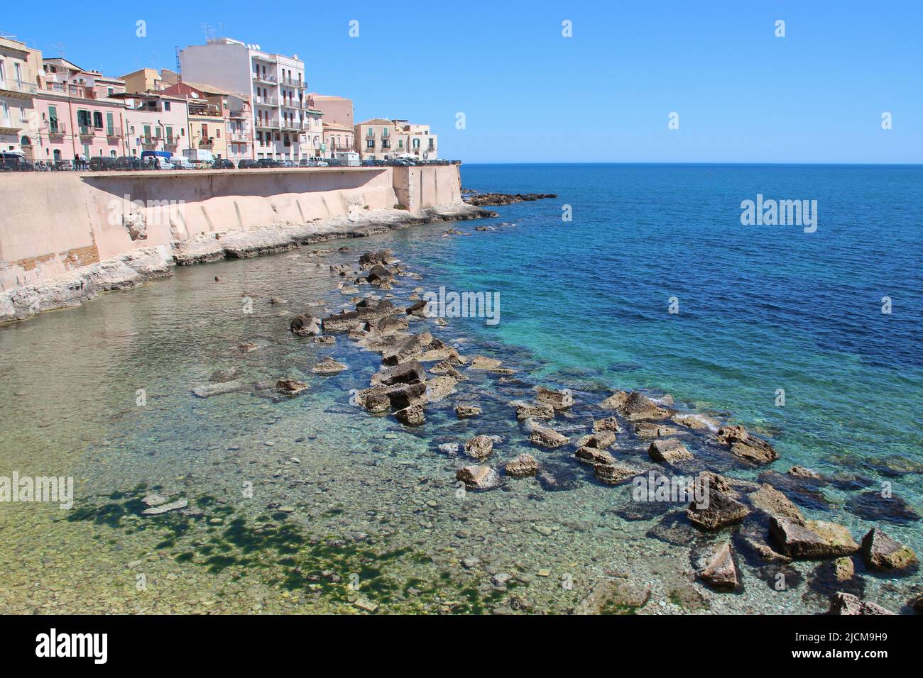 mediterranean littoral in syracusa in sicily (italy Stock Photo - Alamy