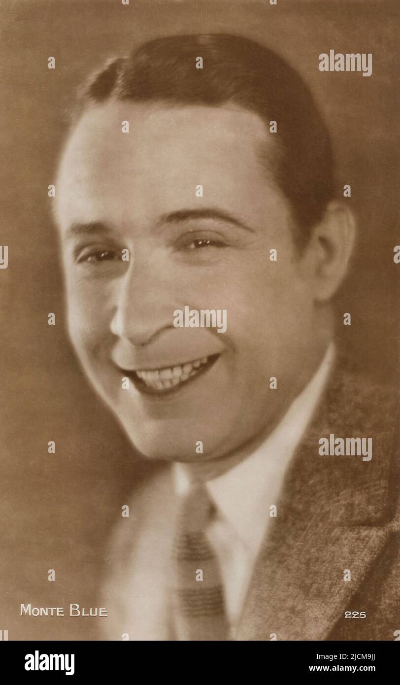 Portrait of Monte Blue - Silent Hollywood era Stock Photo - Alamy