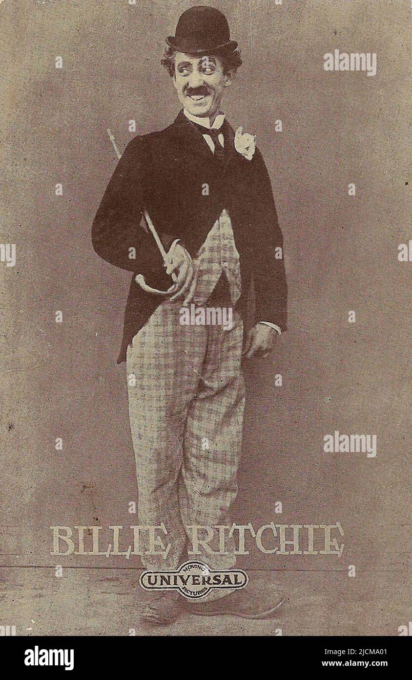 Portrait of Billie Ritchie - Silent Hollywood era Stock Photo - Alamy