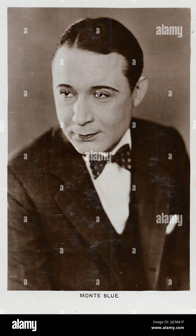 Portrait of Monte Blue 002 - Silent Hollywood era Stock Photo - Alamy