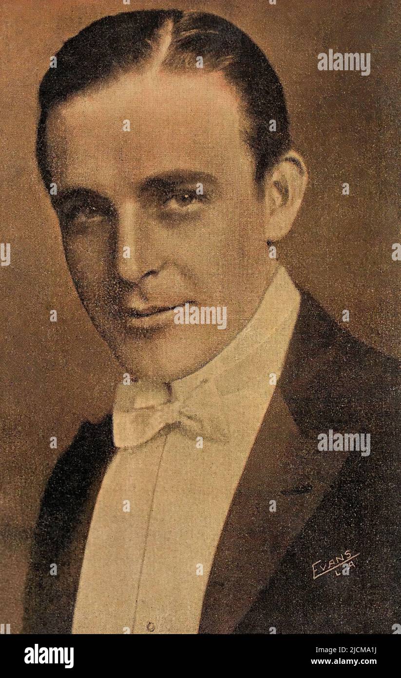 Portrait of Wallace Reid 004 - Silent Hollywood era Stock Photo - Alamy