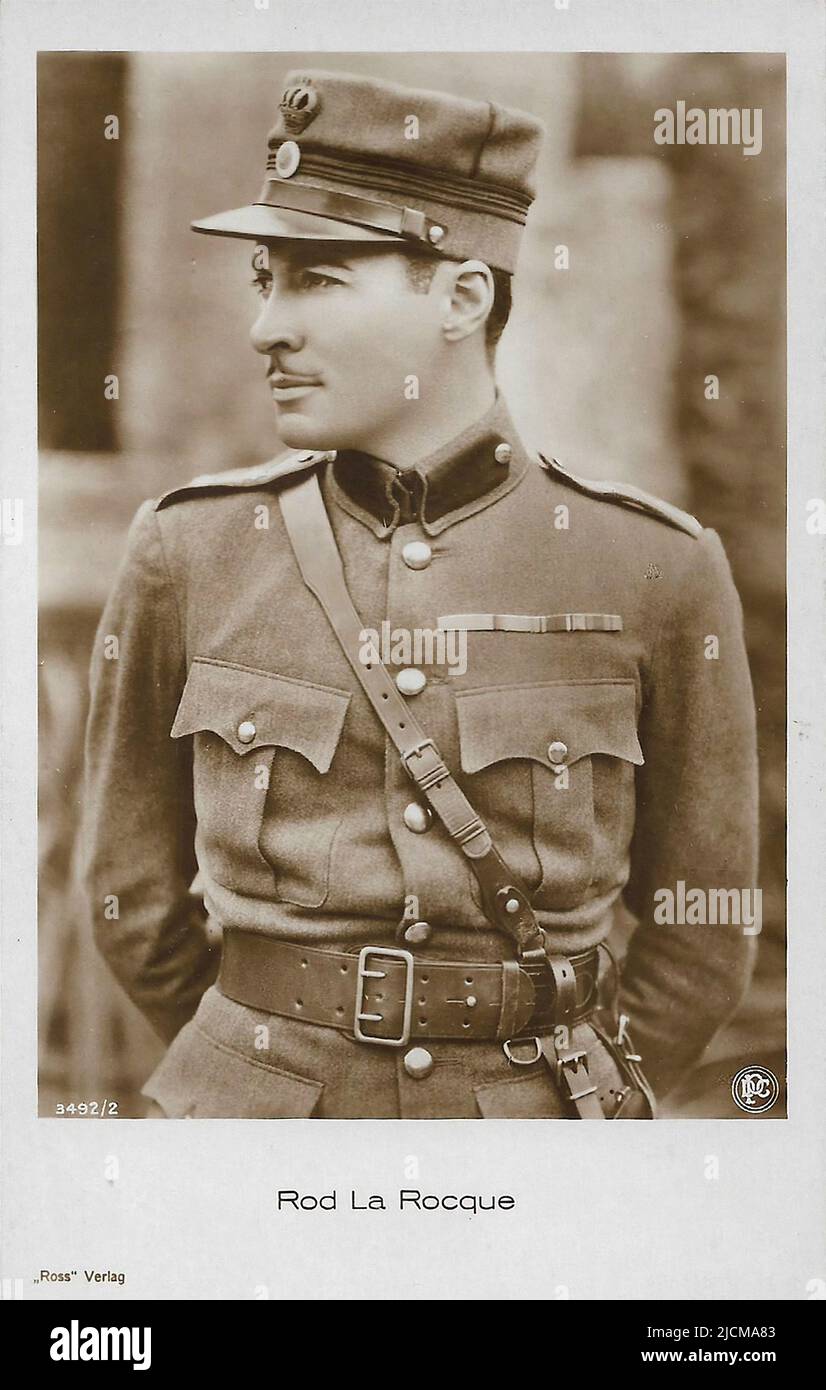 Portrait of Rod La Rocque in Stand and Deliver (1928) - Silent ...