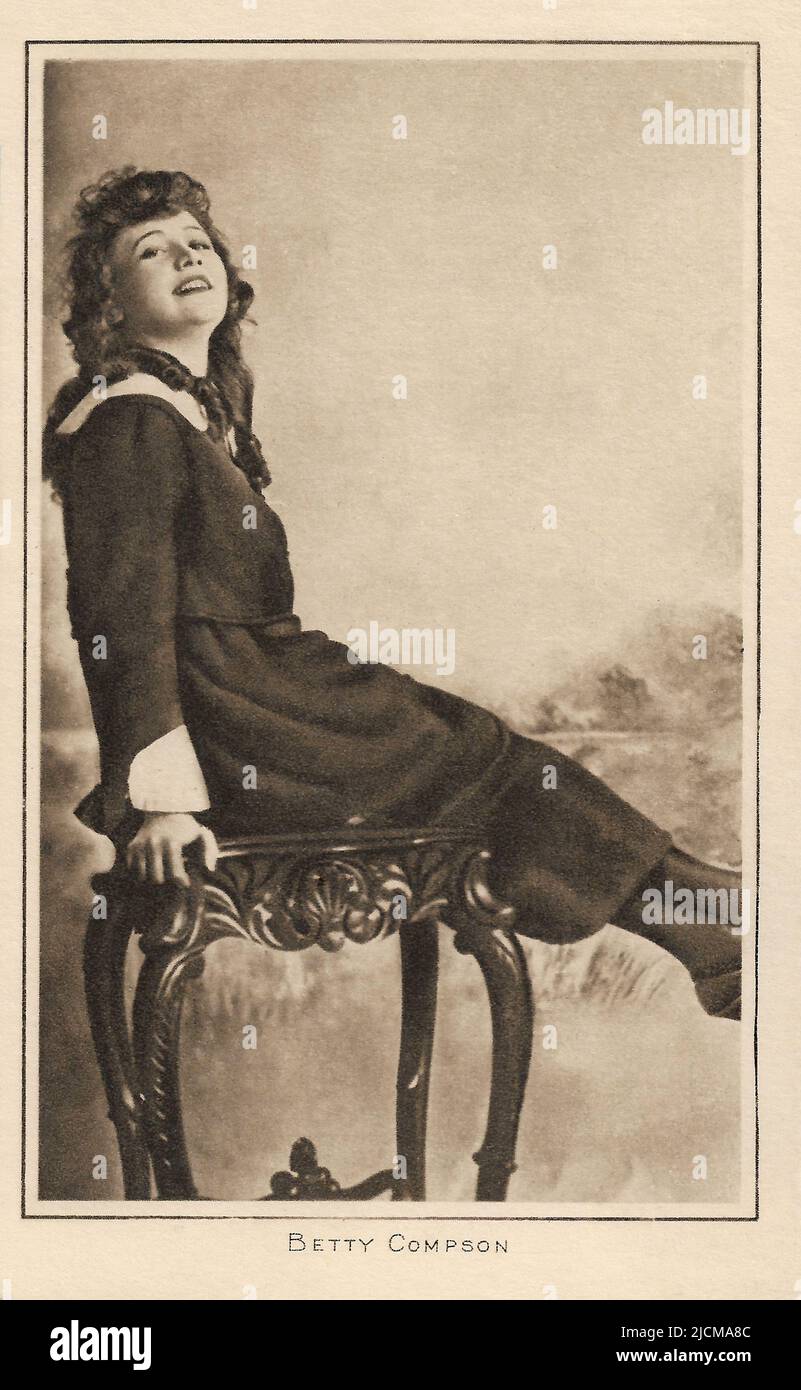 Portrait of Betty Compson, - Silent Hollywood era Stock Photo - Alamy