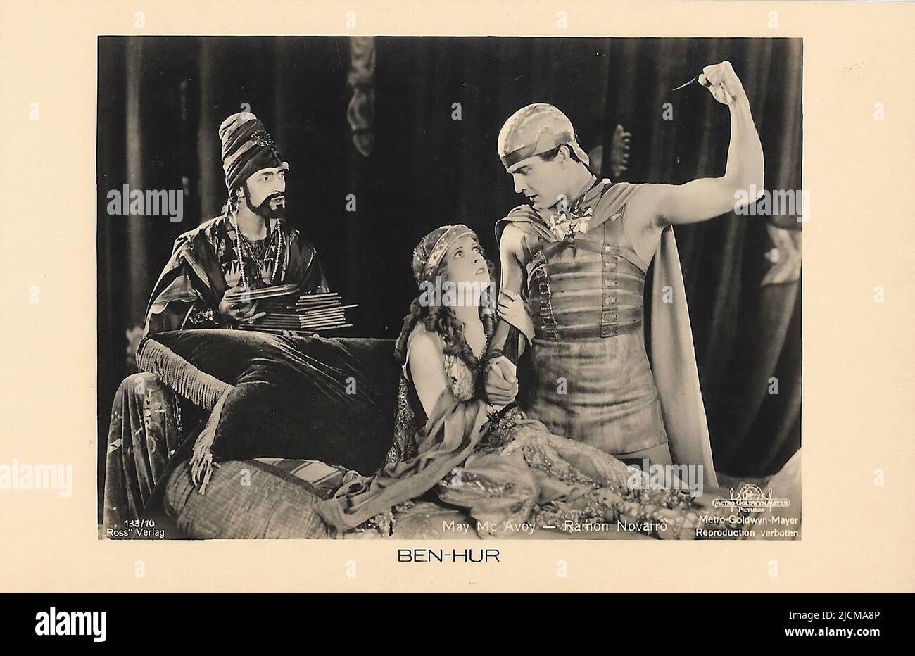 Portrait of Ramon Novarro and May McAvoy in Ben-Hur (1925) 002 - Silent ...