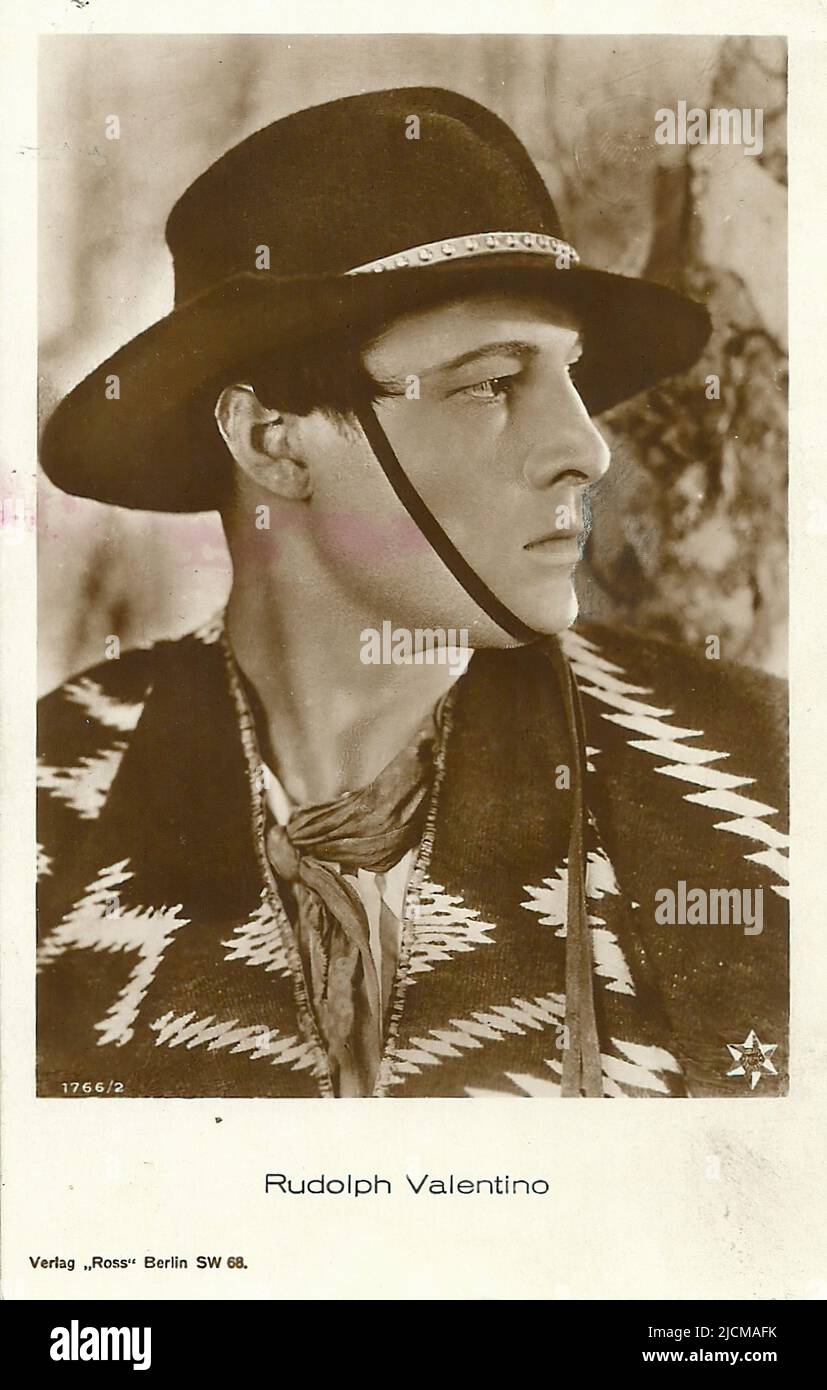 Portrait of Rudolph Valentino in A Sainted Devil (1924) - Silent ...