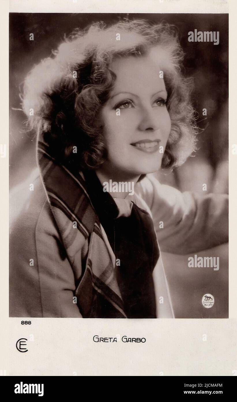 Portrait of Greta Garbo 003 - Silent Hollywood era Stock Photo - Alamy