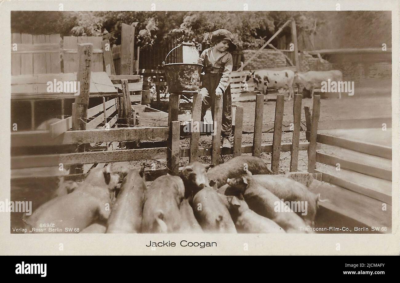 Portrait of Jackie Coogan in Daddy (1923) 009 - Silent Hollywood era ...