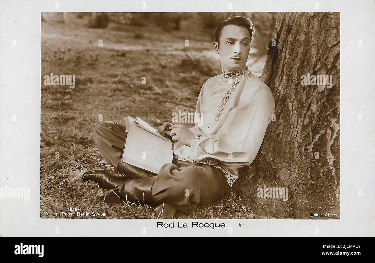 Portrait of Rod La Rocque in Resurrection (1927) - Silent Hollywood era ...