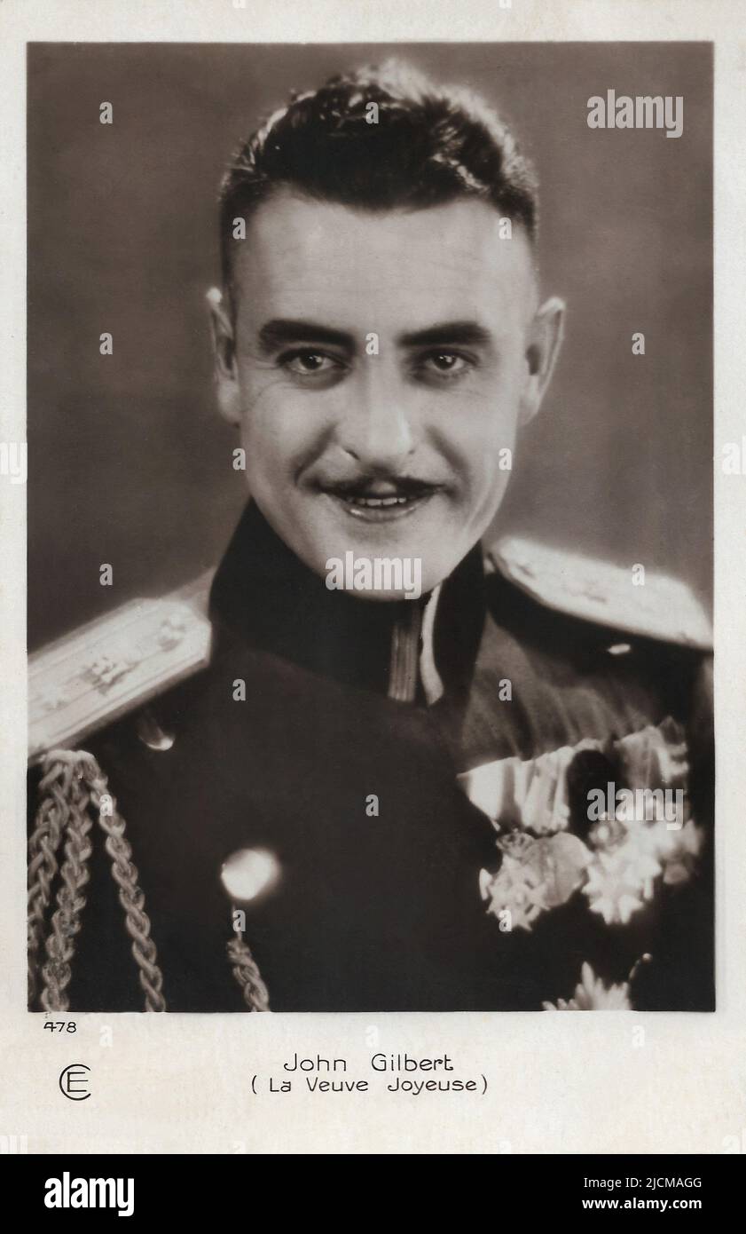 Portrait of John Gilbert in The Merry Widow (1925) - Silent Hollywood ...