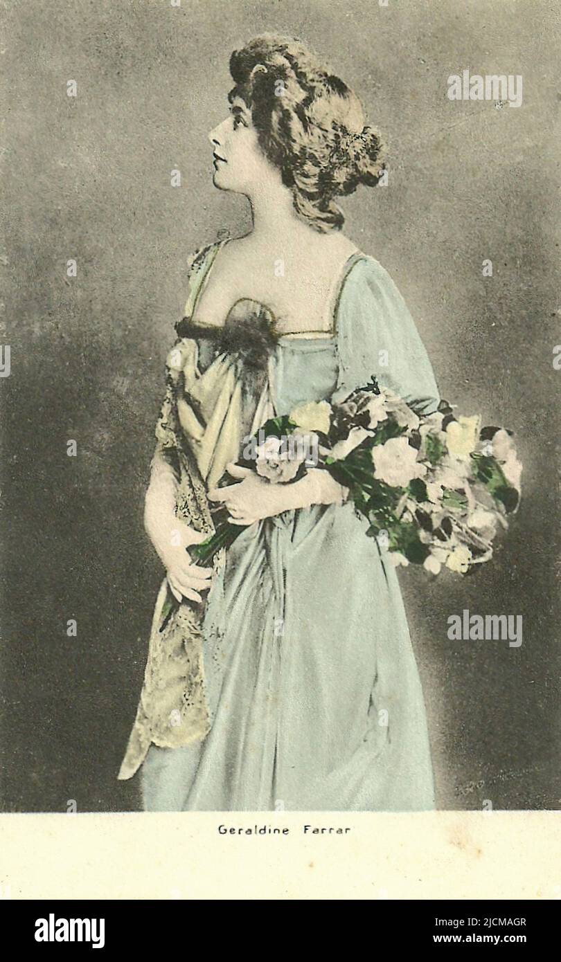 Portrait of Geraldine Farrar 004 - Silent Hollywood era Stock Photo - Alamy