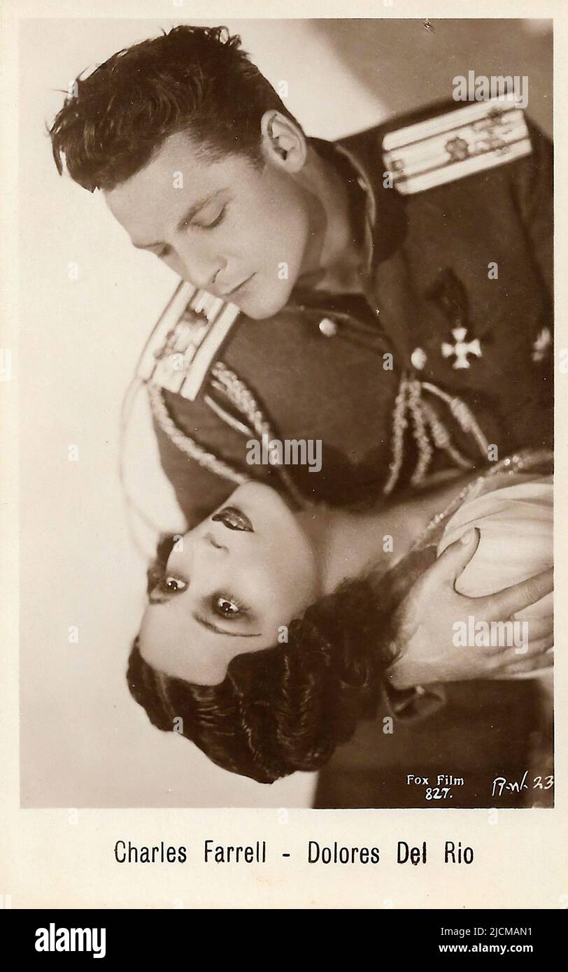 Portrait of Charles Farrell and Dolores Del Rio in The Red Dance (1928 ...