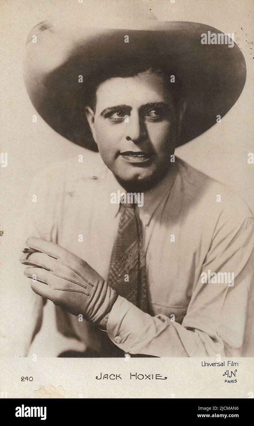 Portrait of Jack Hoxie 004 - Silent Hollywood era Stock Photo - Alamy