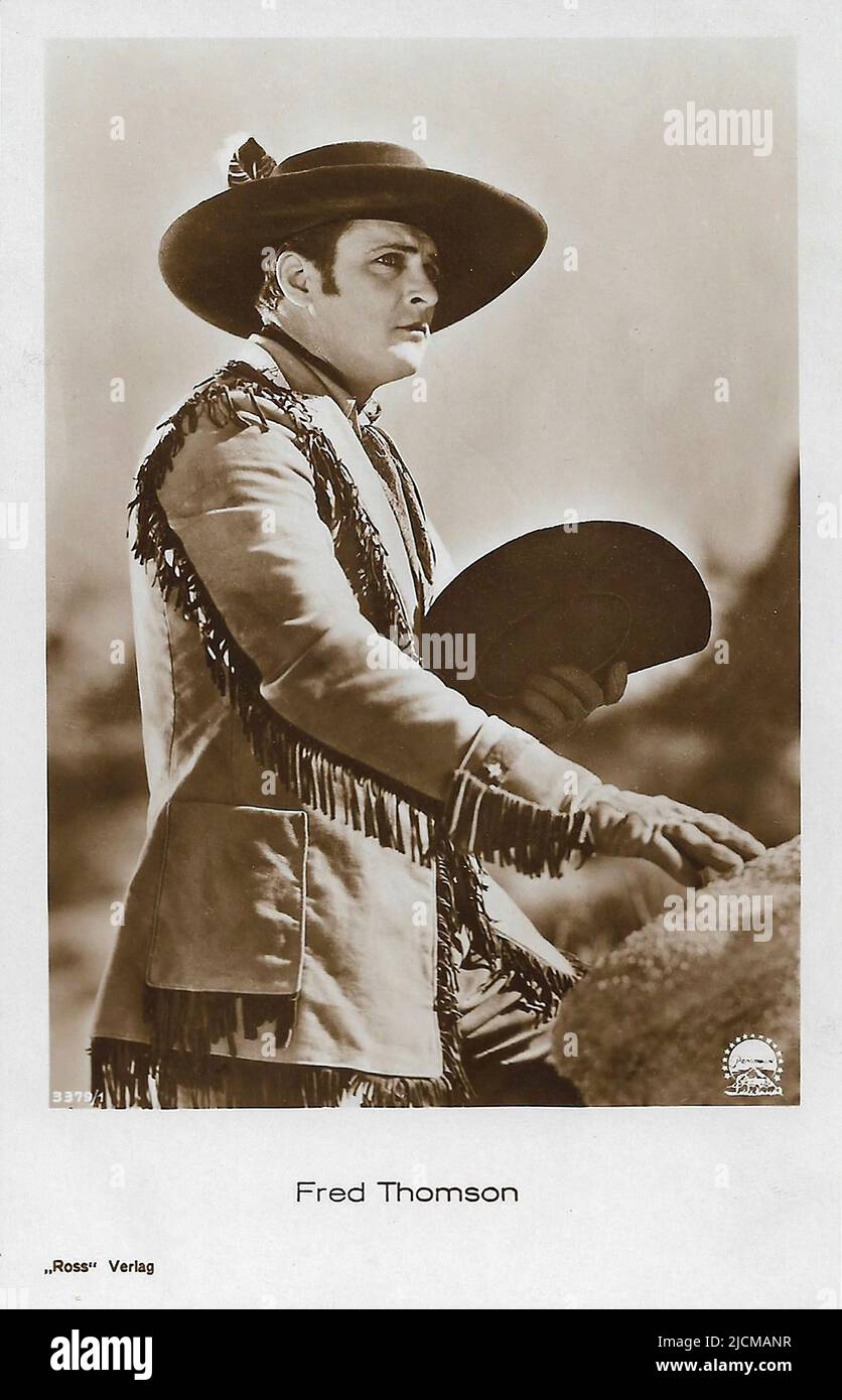 Portrait of Fred Thomson 002 - Silent Hollywood era Stock Photo - Alamy