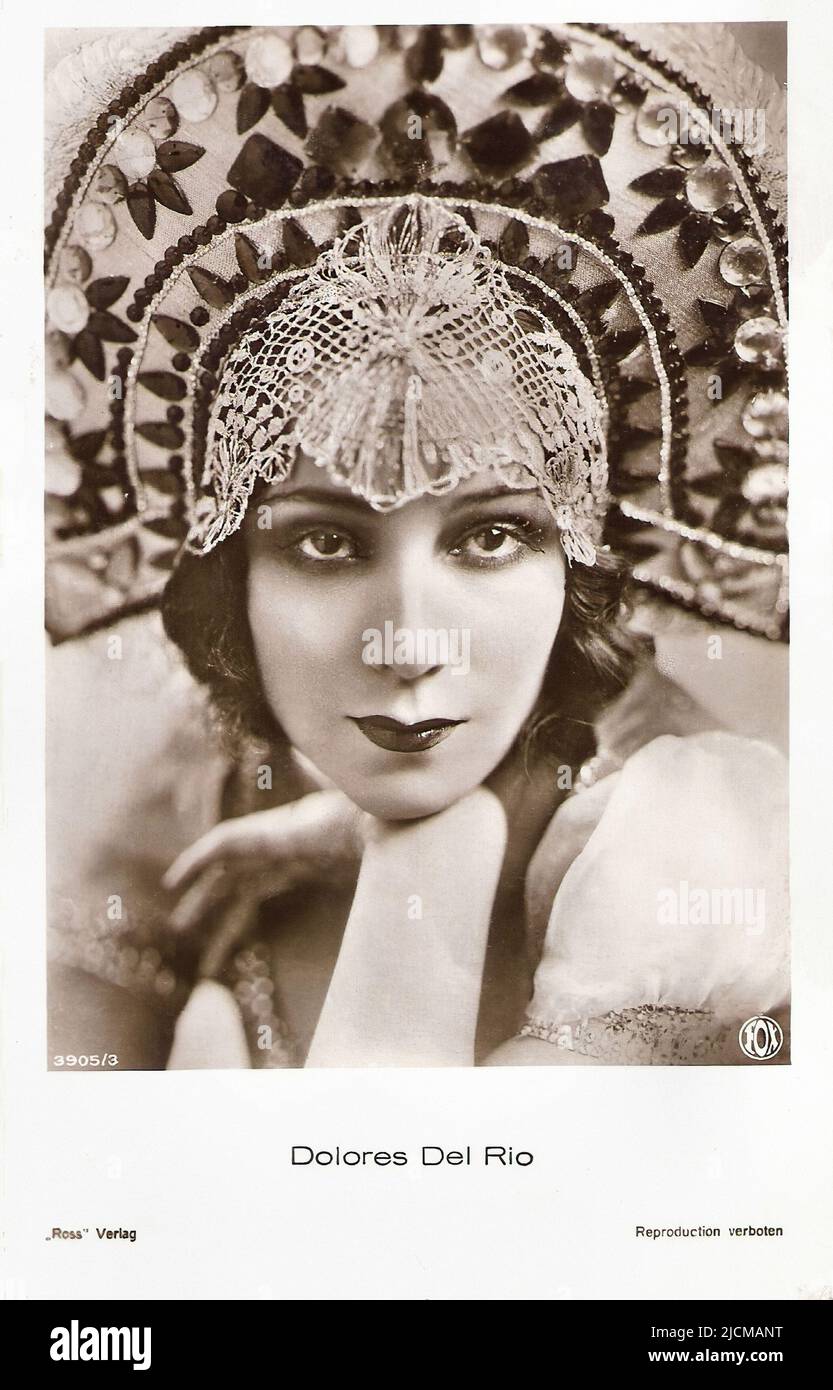 Portrait of Dolores Del Rio in The Red Dance (1928) - Silent Hollywood ...