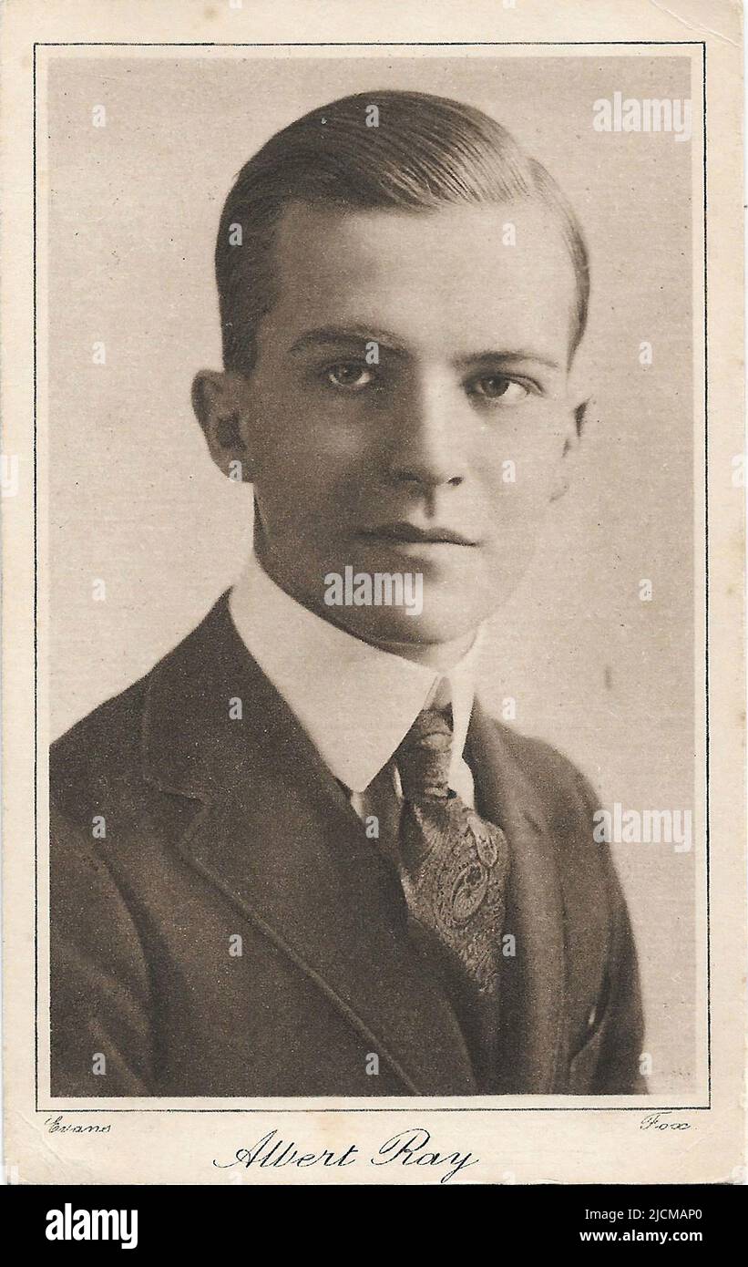 Portrait of Albert Ray - Silent Hollywood era Stock Photo - Alamy
