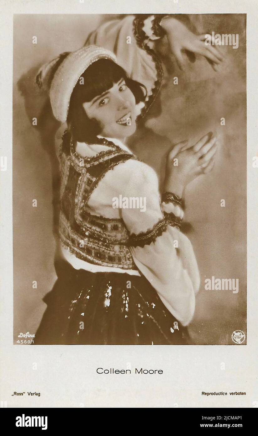 Portrait of Colleen Moore 005 - Silent Hollywood era Stock Photo - Alamy