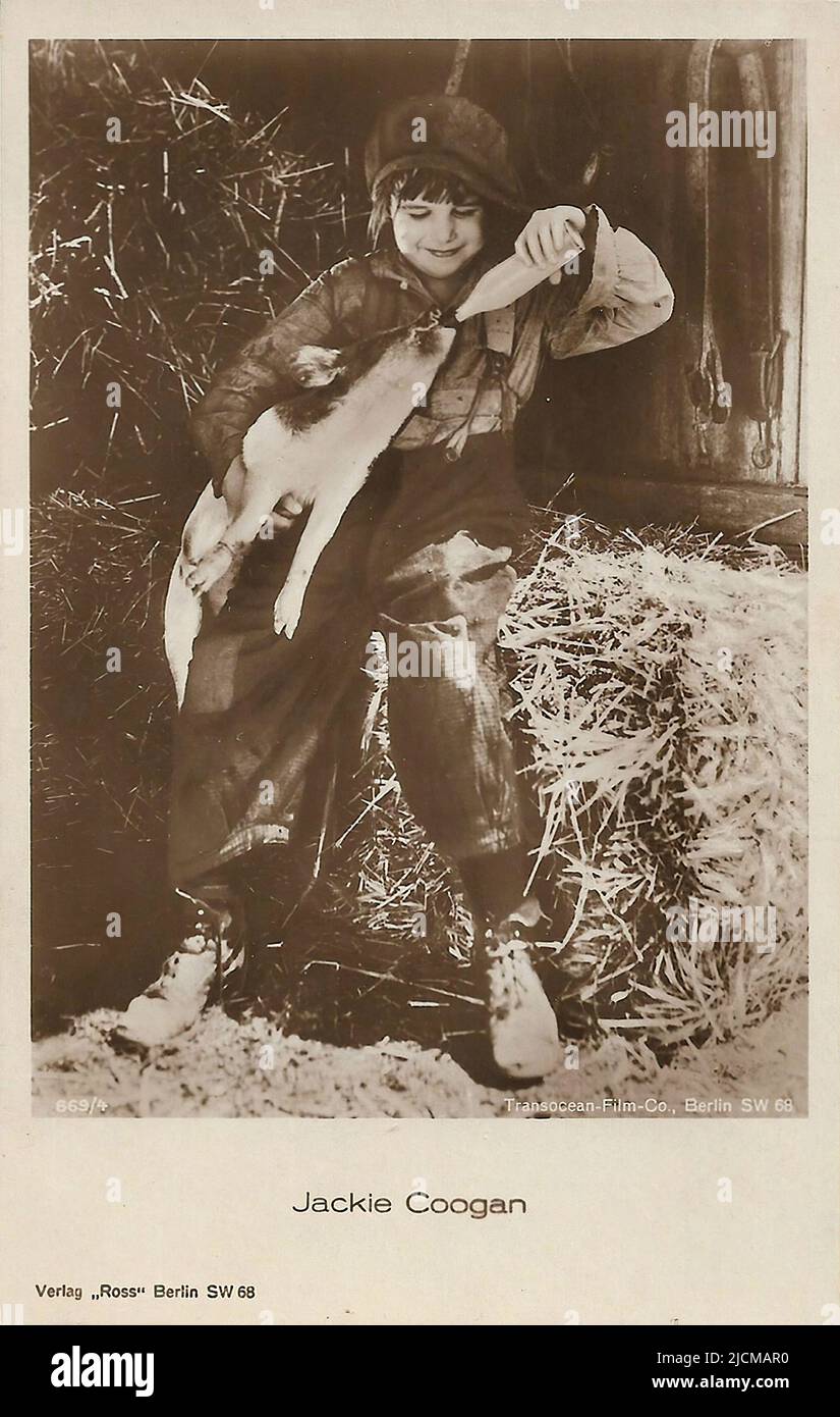 Portrait of Jackie Coogan in Daddy (1923) 007 - Silent Hollywood era ...