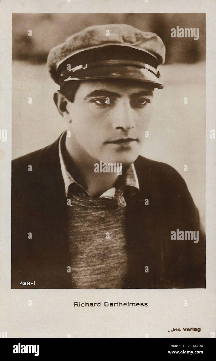Portrait of Richard Barthelmess 002 - Silent Hollywood era Stock Photo - Alamy