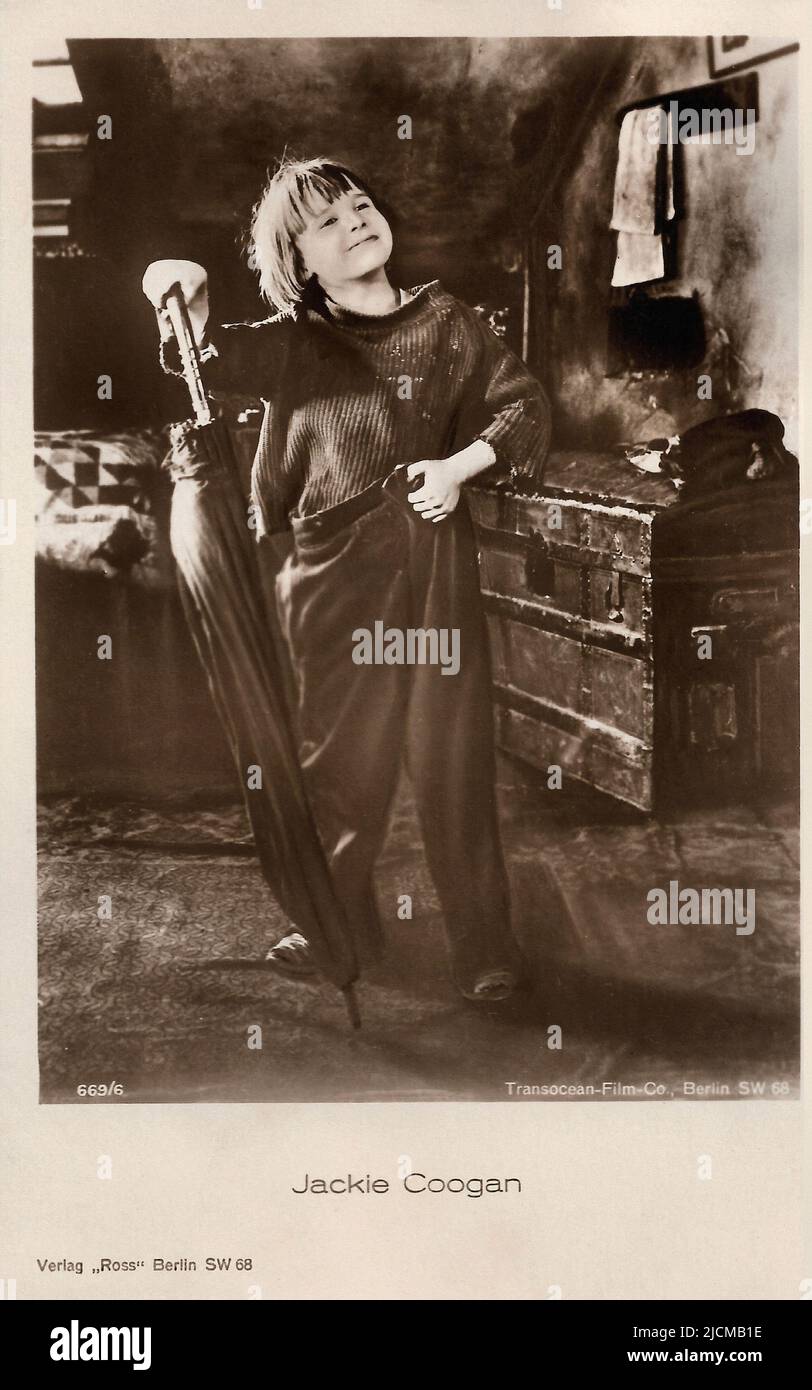 Portrait of Jackie Coogan in Daddy (1923) 002 - Silent Hollywood era ...