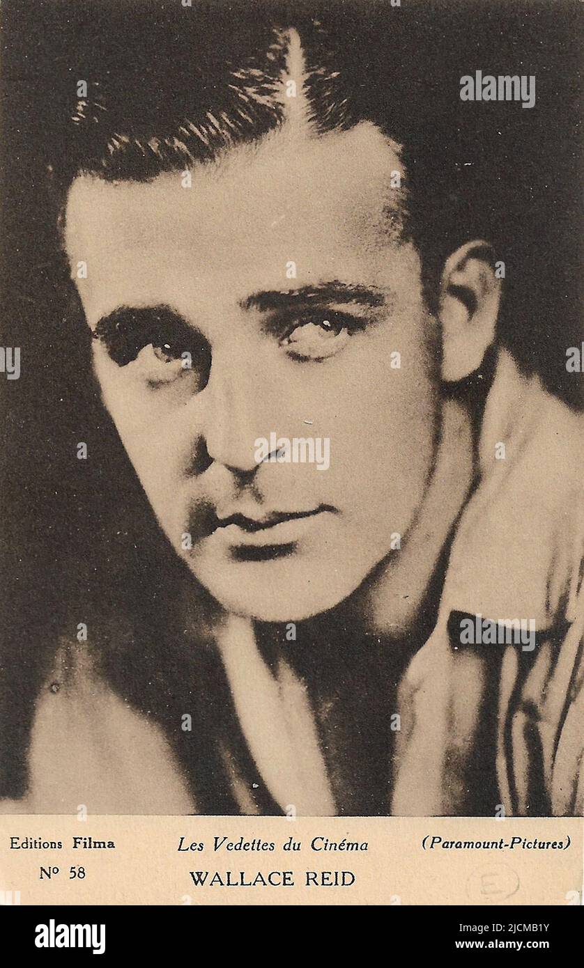 Portrait of Wallace Reid 003 - Silent Hollywood era Stock Photo - Alamy