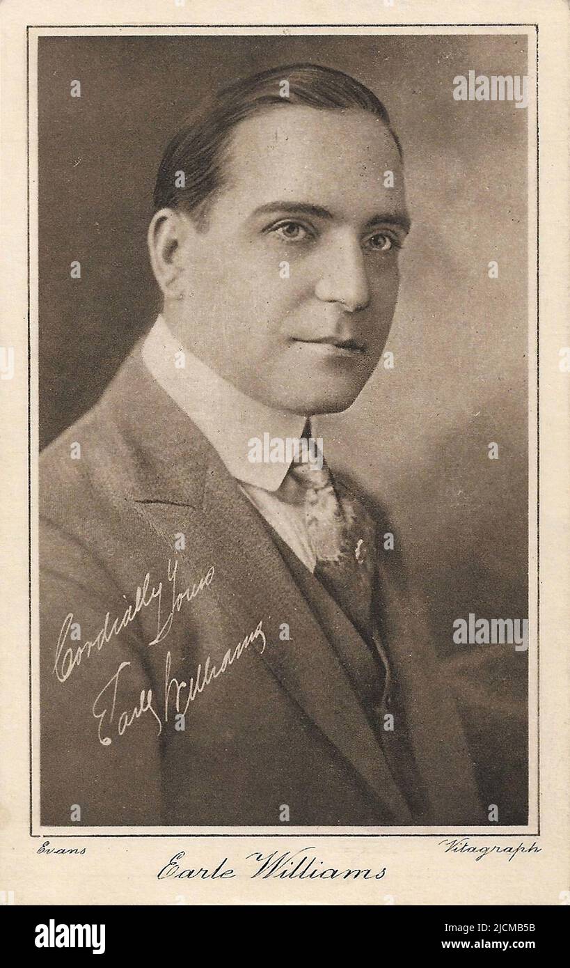 Portrait of Earle Williams - Silent Hollywood era Stock Photo - Alamy