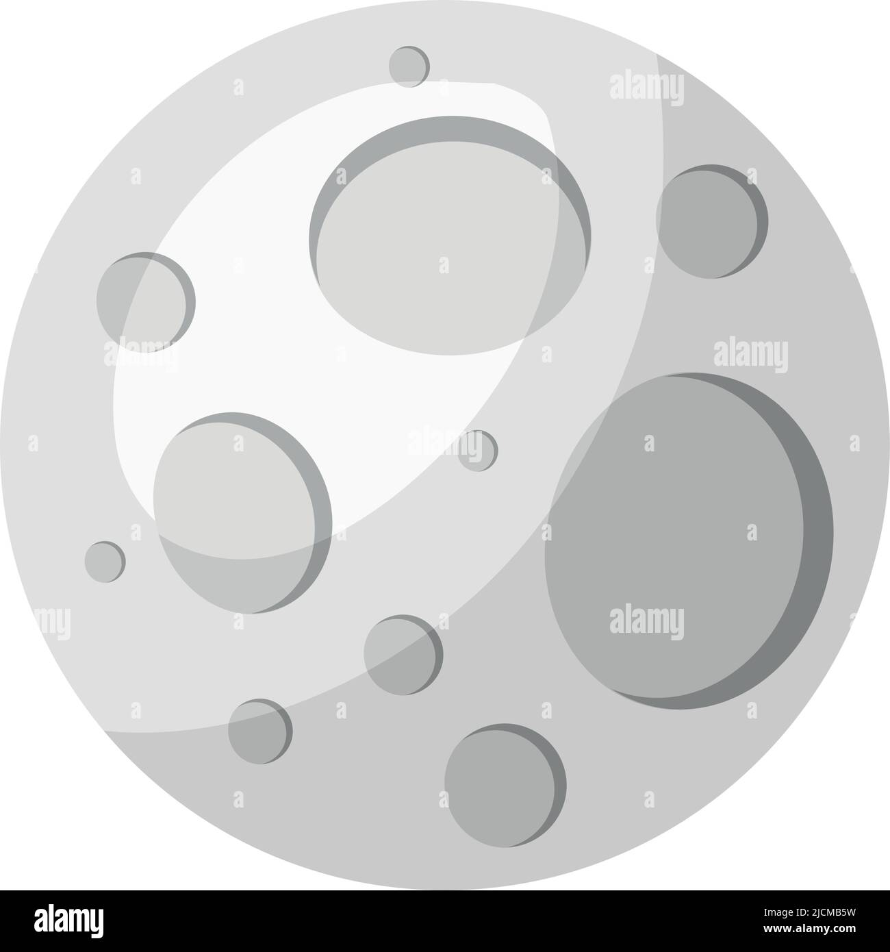 moon with craters Stock Vector Image & Art - Alamy