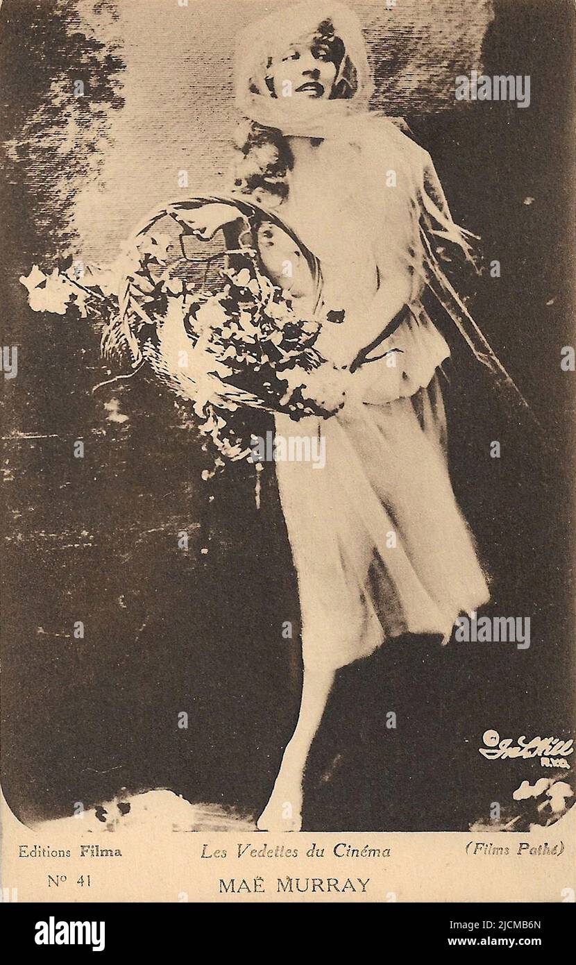Portrait of Mae Murray 006 - Silent Hollywood era Stock Photo - Alamy