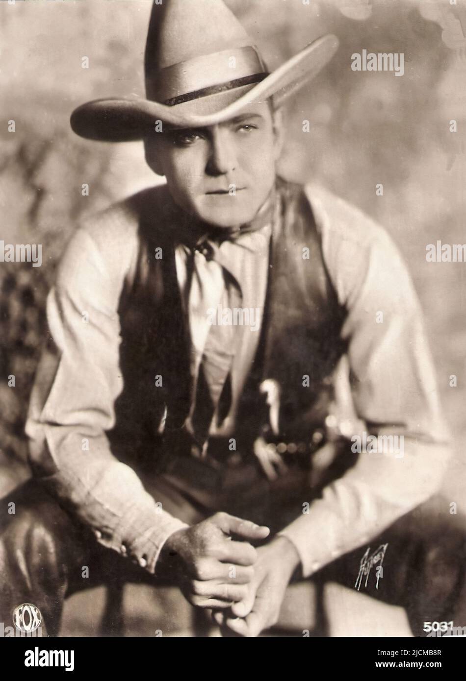 Portrait of Buck Jones - Silent Hollywood era Stock Photo - Alamy