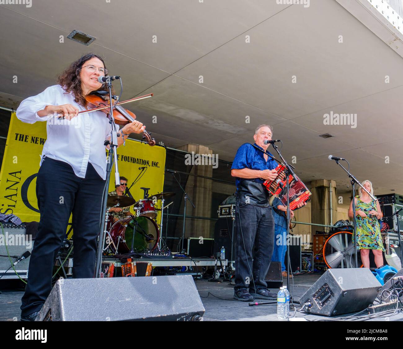 NEW ORLEANS, LA, USA - JUNE 11, 2022: Cajun Musicians in the Bruce ...