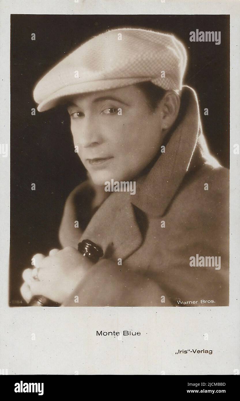 Portrait of Monte Blue 003 - Silent Hollywood era Stock Photo - Alamy