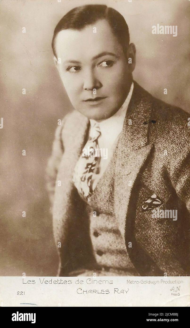 Portrait of Charles Ray, - Silent Hollywood era Stock Photo - Alamy