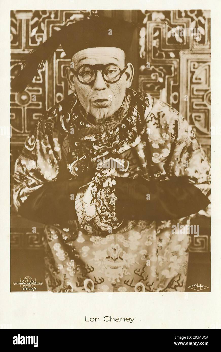 Portrait of Lon Chaney 003 - Silent Hollywood era Stock Photo - Alamy