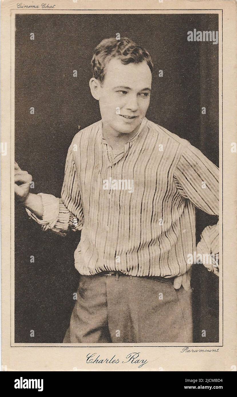 Portrait of Charles Ray - Silent Hollywood era Stock Photo - Alamy