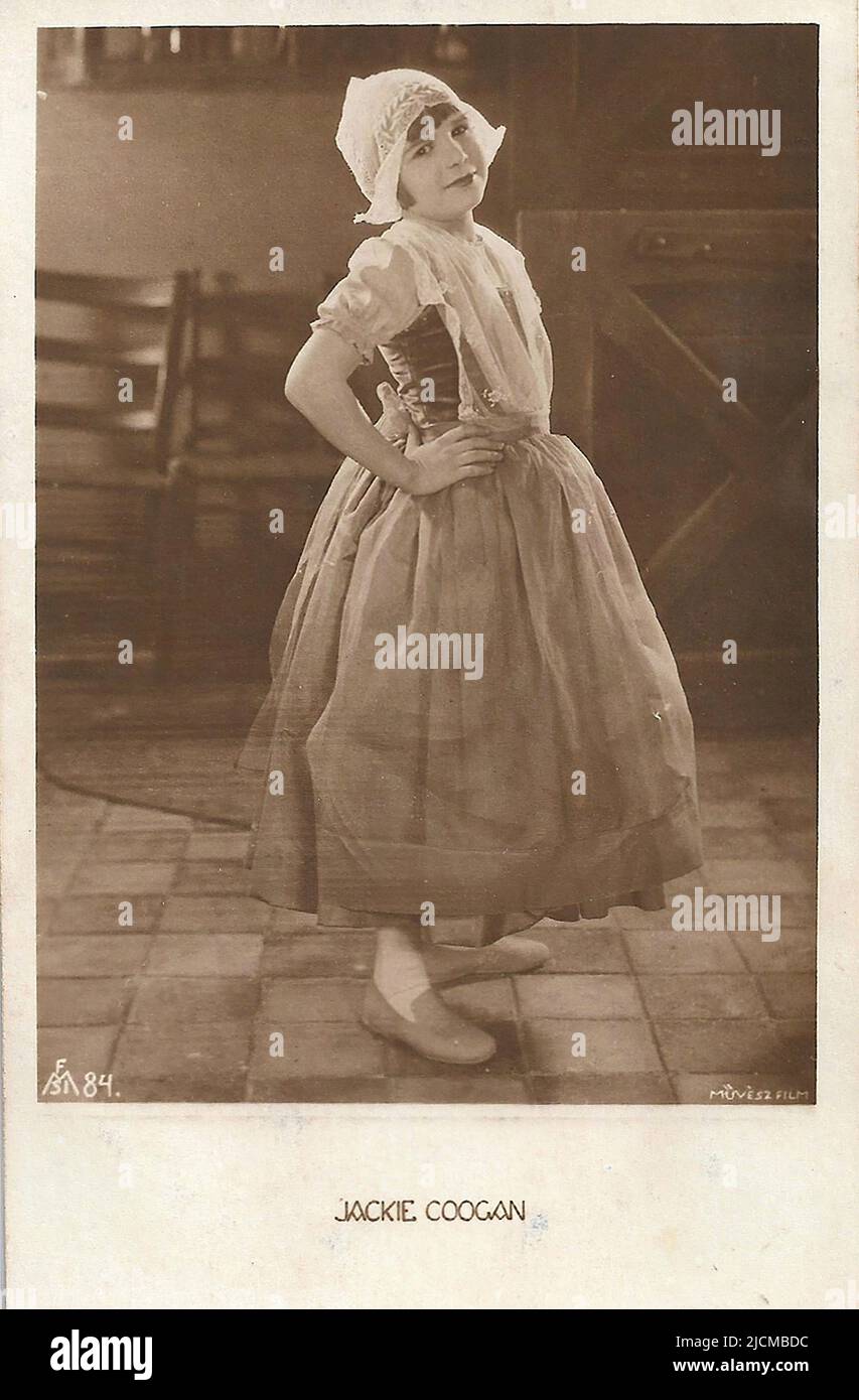Portrait of Jackie Coogan 004 - Silent Hollywood era Stock Photo - Alamy