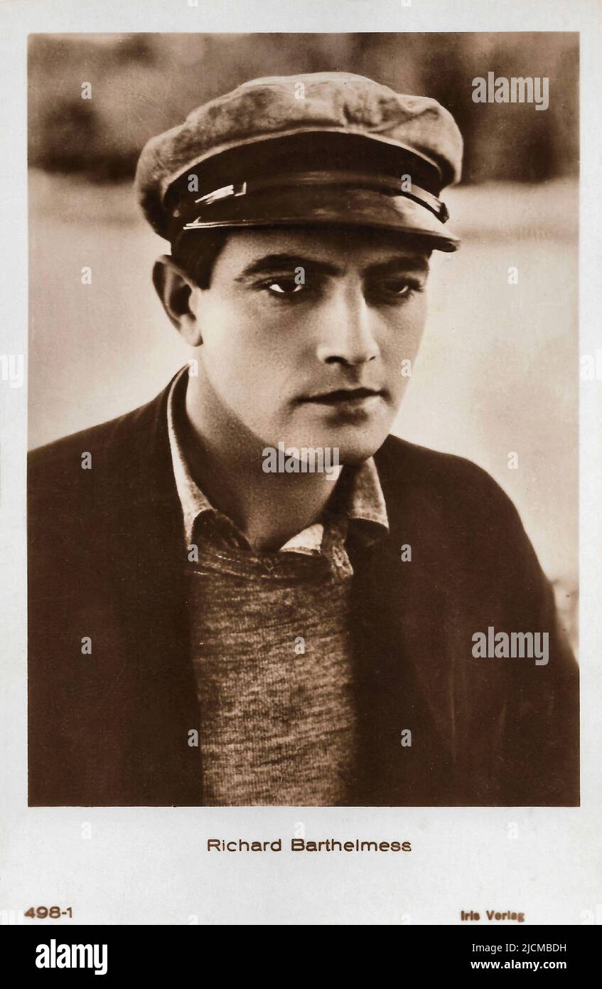 Portrait of Richard Barthelmess 004 - Silent Hollywood era Stock Photo - Alamy