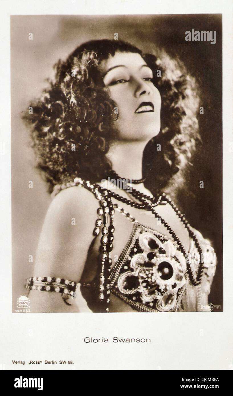 Portrait of Gloria Swanson in Stage Struck (1925) - Silent Hollywood ...
