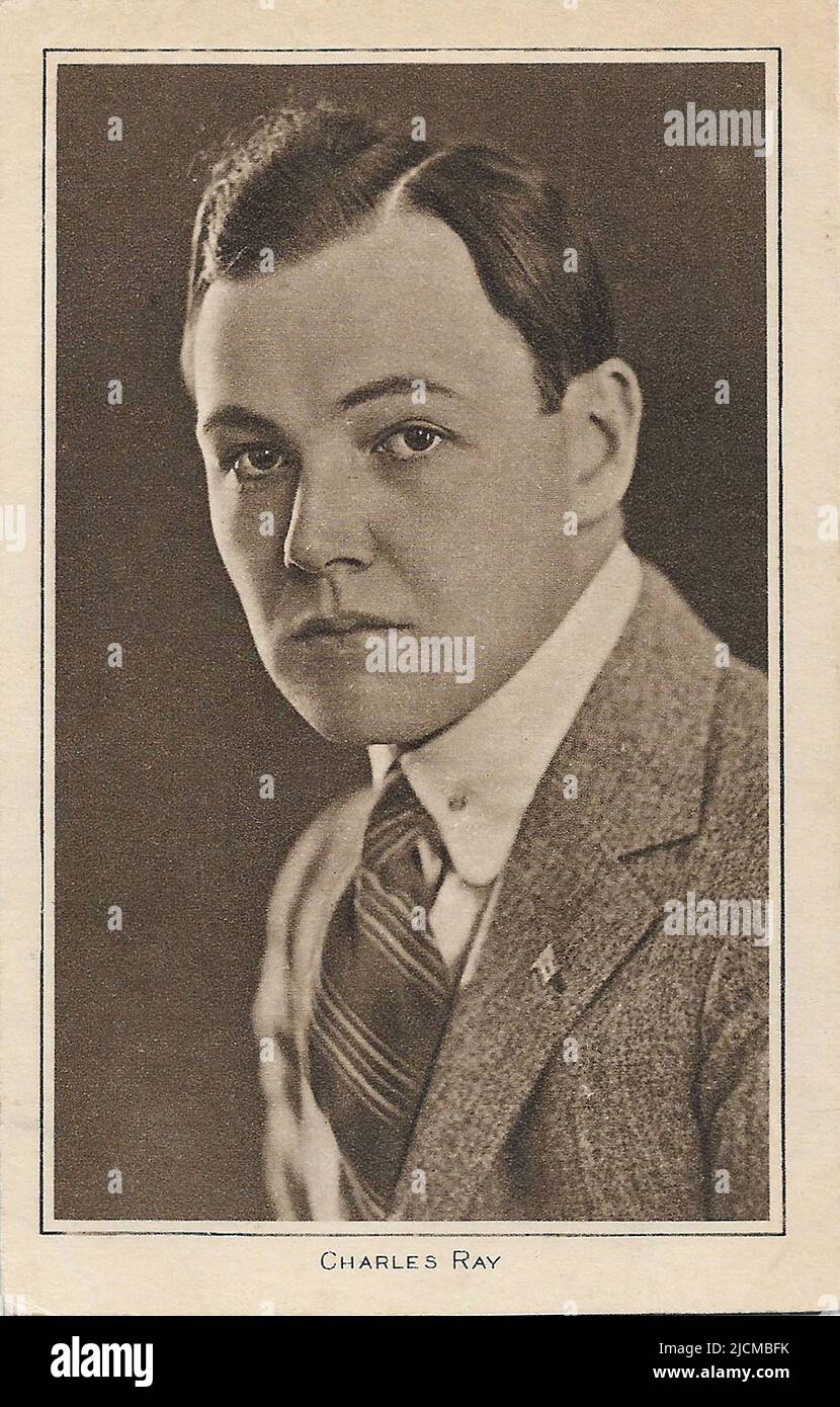 Portrait of Charles Ray - Silent Hollywood era Stock Photo - Alamy