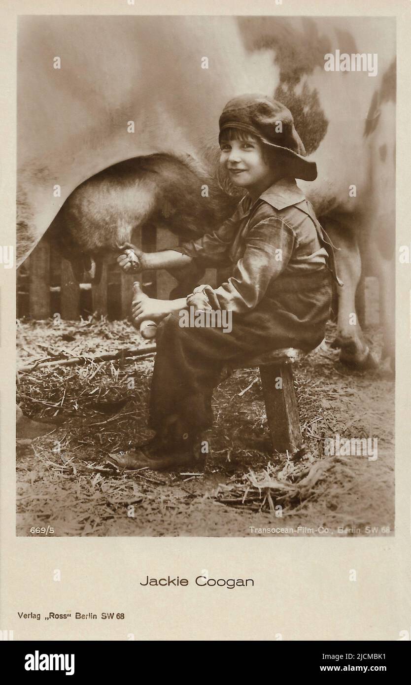 Portrait of Jackie Coogan in Daddy (1923) 008 - Silent Hollywood era ...