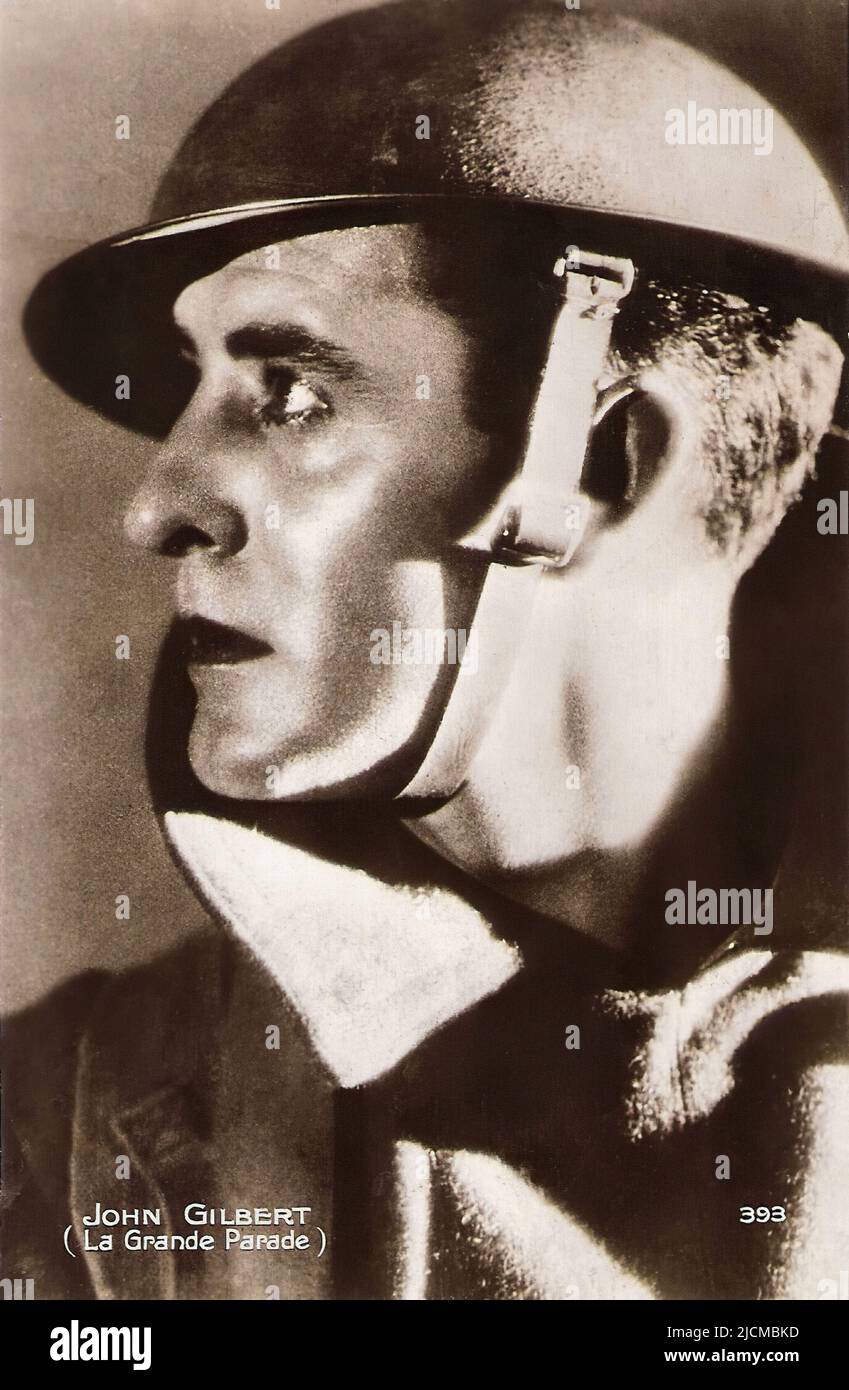 Portrait of John Gilbert in The Big Parade (1925) - Silent Hollywood ...