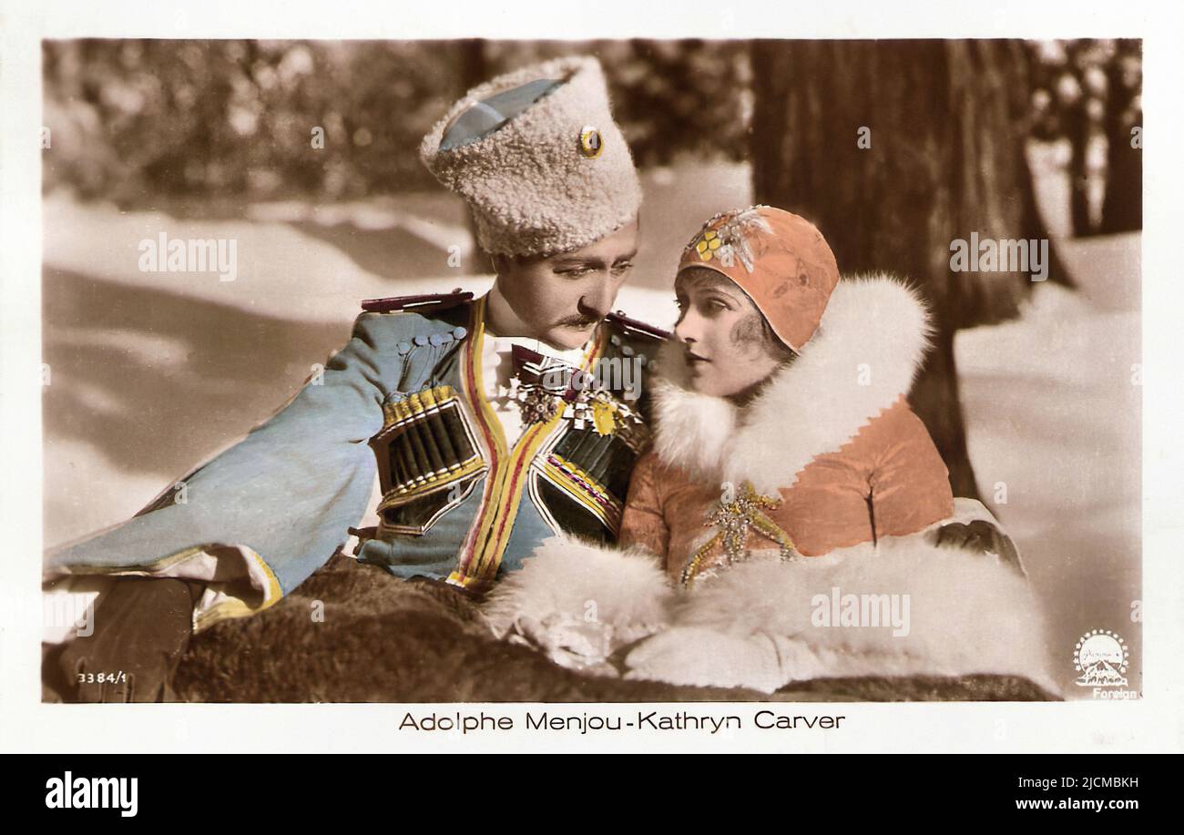 Portrait of Adolphe Menjou and Kathryn Carver in Service for Ladies ...