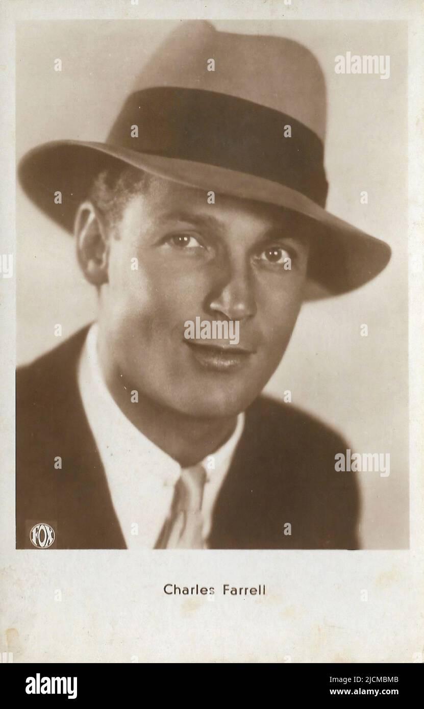 Portrait of Charles Farrell 002 - Silent Hollywood era Stock Photo - Alamy
