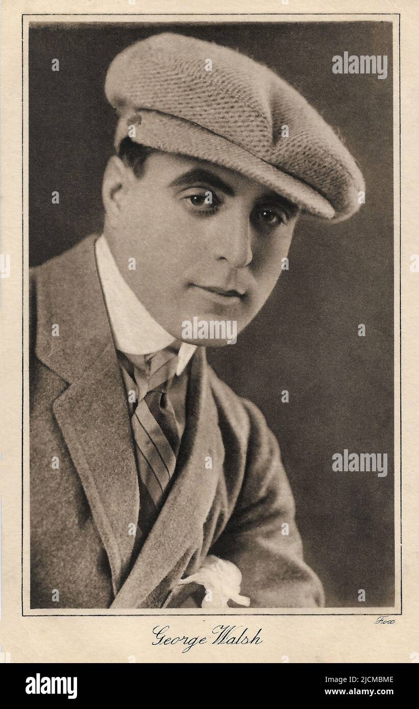 Portrait of George Walsh 004 - Silent Hollywood era Stock Photo - Alamy